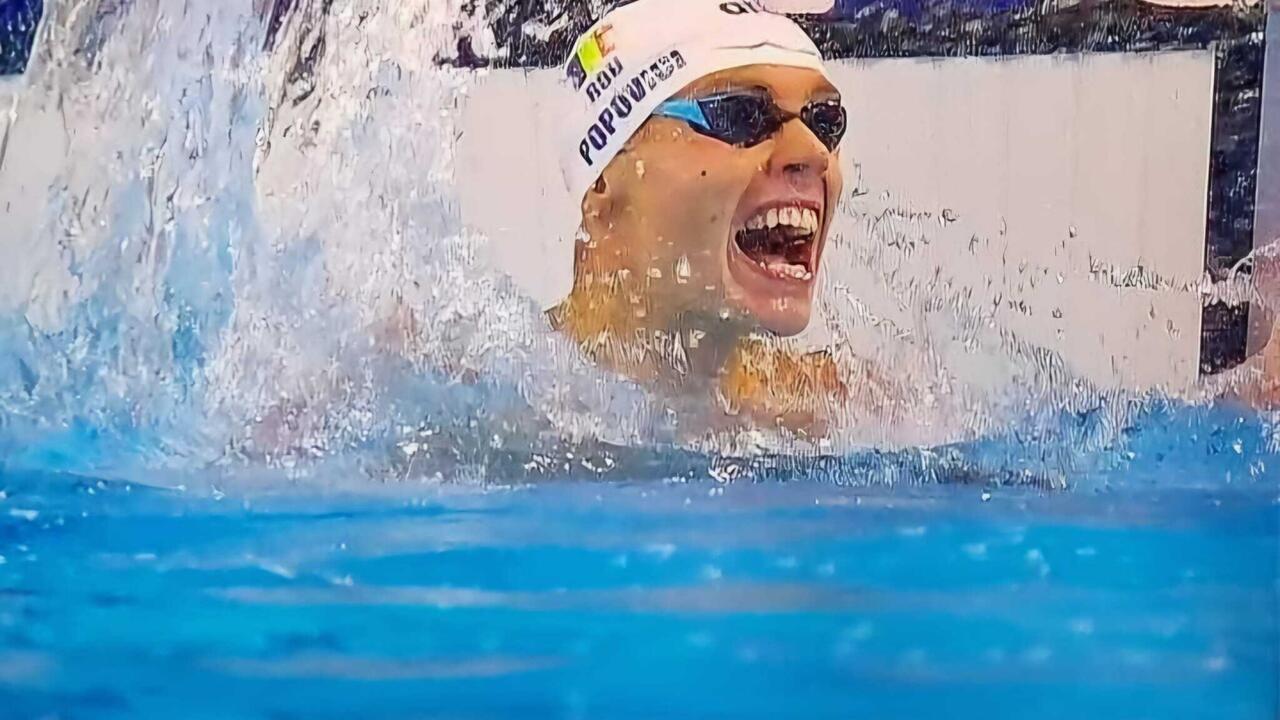 David Popovici, medalie de aur şi record european la 100 m liber la Campionatul European de înot